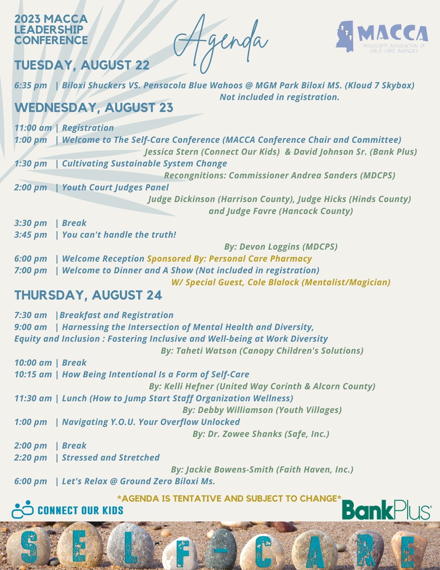 2023 MACCA Leadership Conference – Mississippi Association of Child ...
